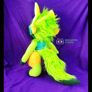 Protogen Furry Fursuits Plushie Cute Pattern Plush Toy Sewing Pattern ...