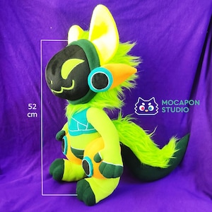 Protogen Furry Fursuits Plushie Cute Pattern Plush Toy Sewing Pattern ...