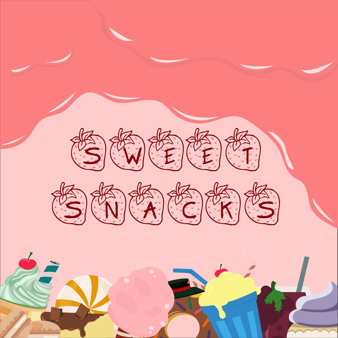 Sweet Snack Clipart | Kitty Party Snacks | Sunday Afternoon Snack ...