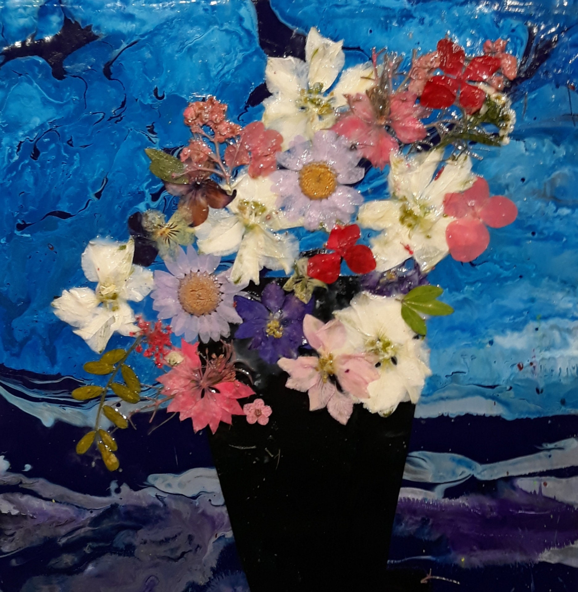 Original Pressed Flowers, Floral Collage - Etsy Canada