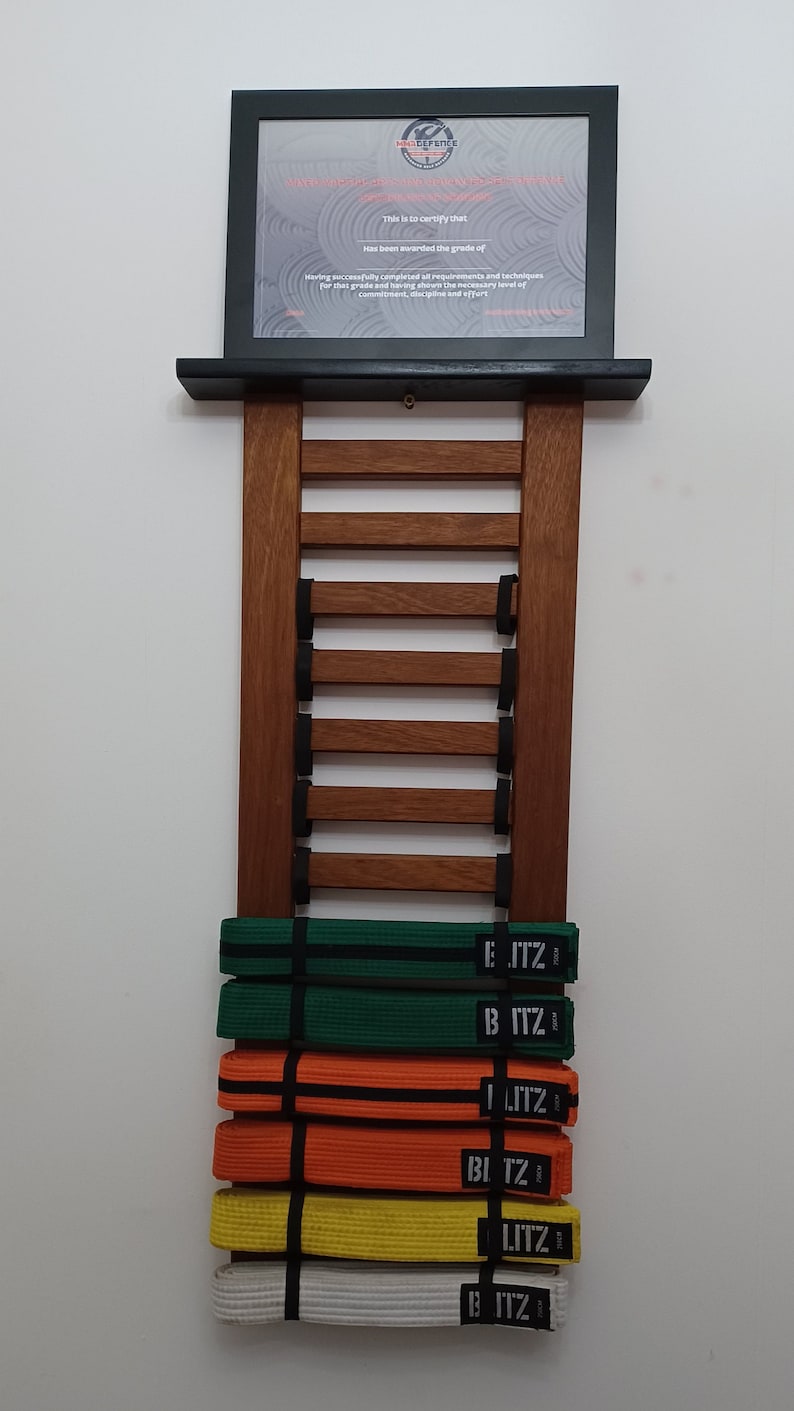 Martial Arts / Karate Belt Holder Display - Etsy