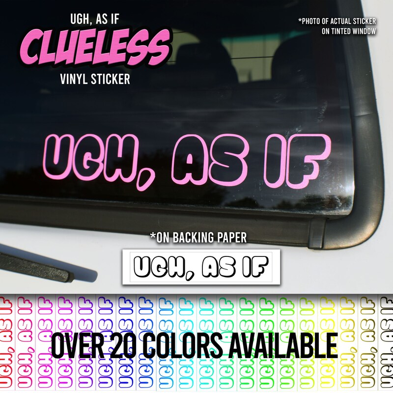 Clueless Stickers - Etsy