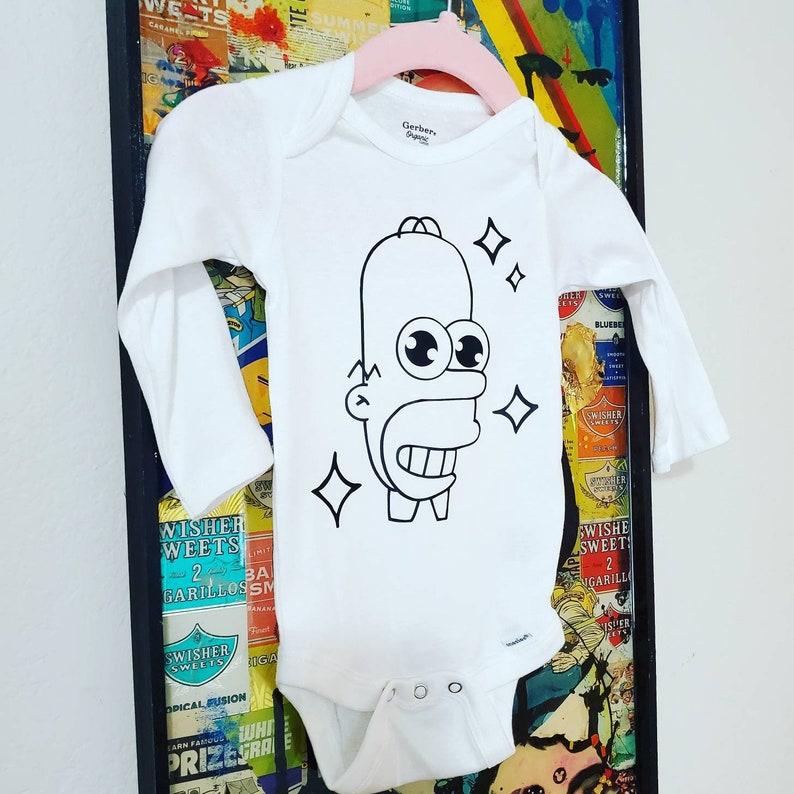 The Simpsons/onesie/mr Sparkle Onesie/homer Simpson | Etsy