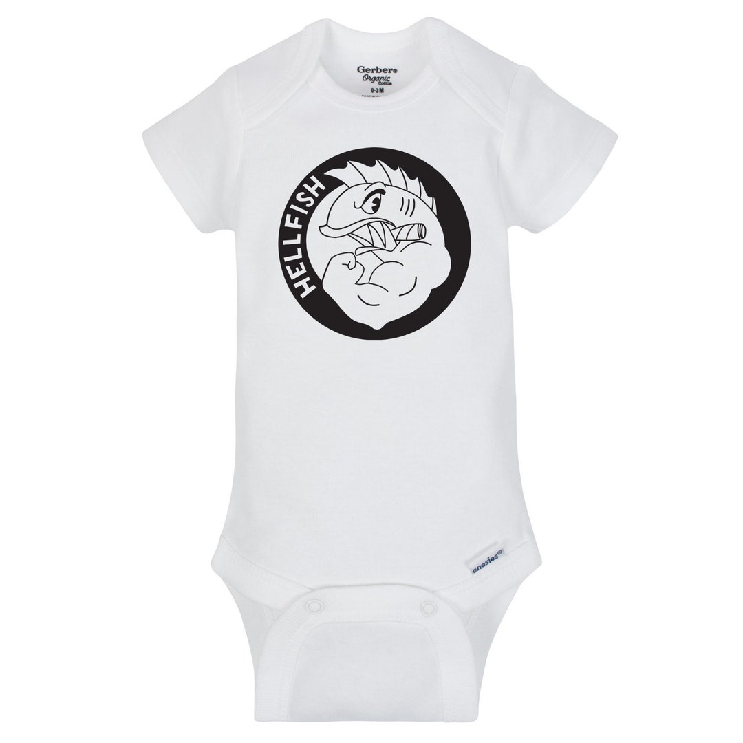 Hellfish/baby Onesie/the Simpsons/flying Hellfish/onesie/simpsons ...