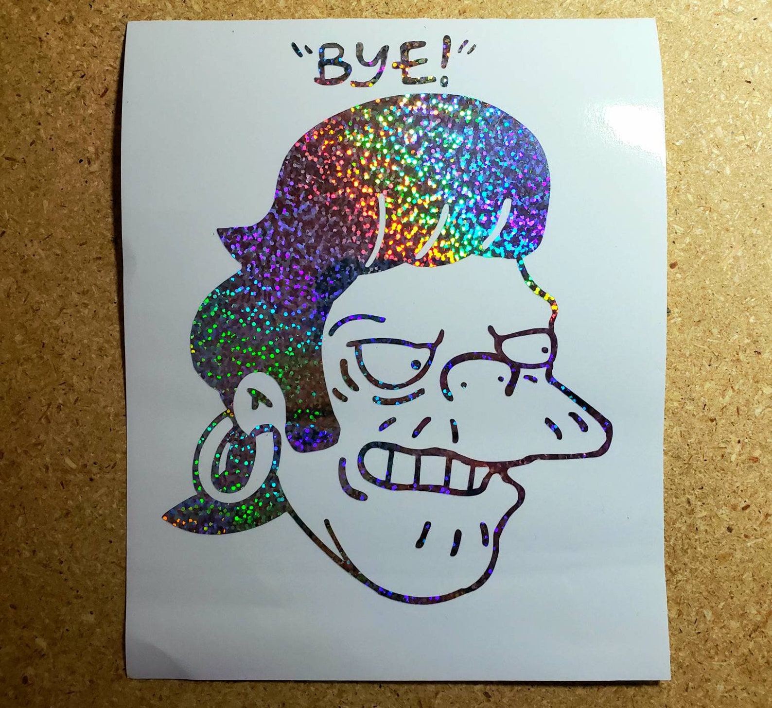 Snake Jailbird/vinyl Decal/the Simpsons/snake/vinyl - Etsy