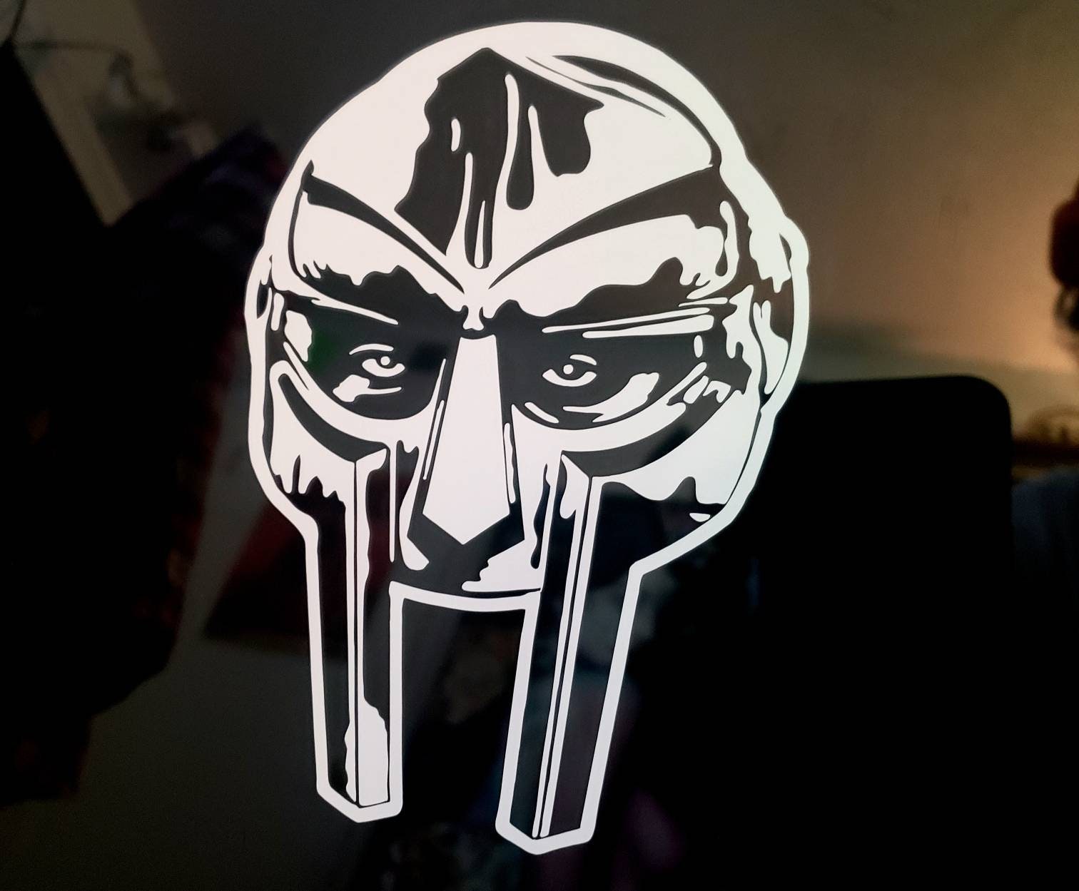 MF Doom/Vinyl Decal/Metal Fingers/Hip Hop/Dr | Etsy