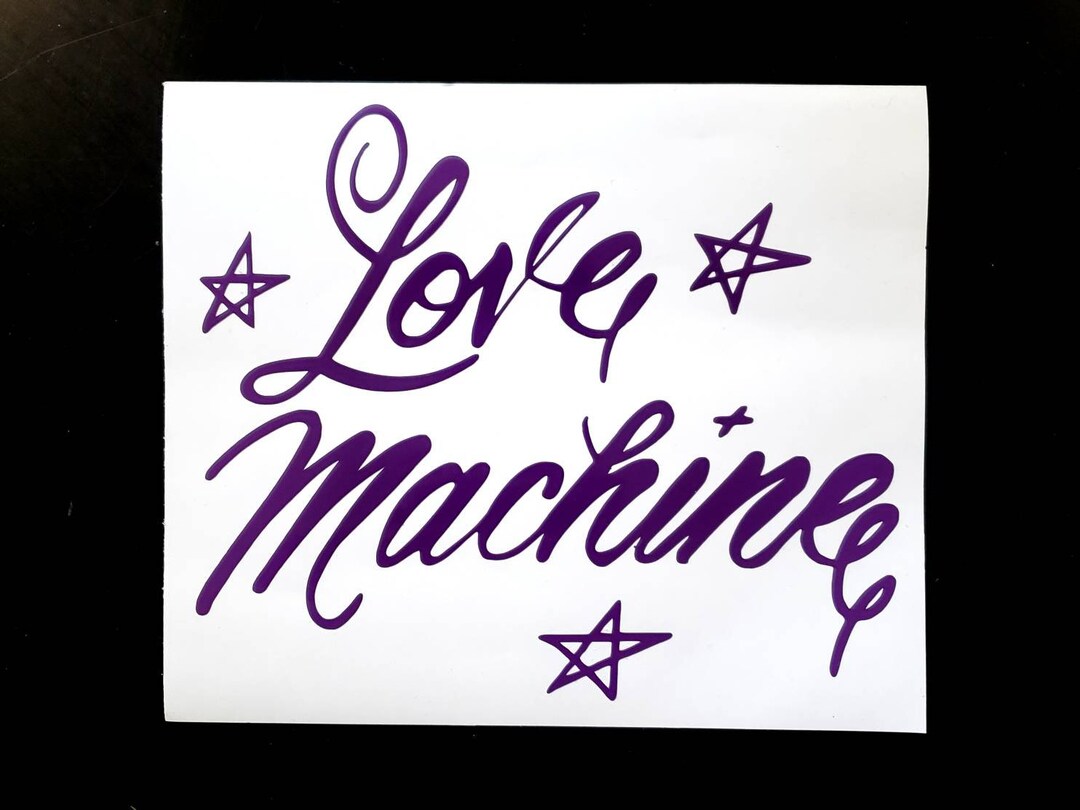 The Love Machine Vinyl Decal/cheech and Chong/up in Smoke/vinyl Sticker ...