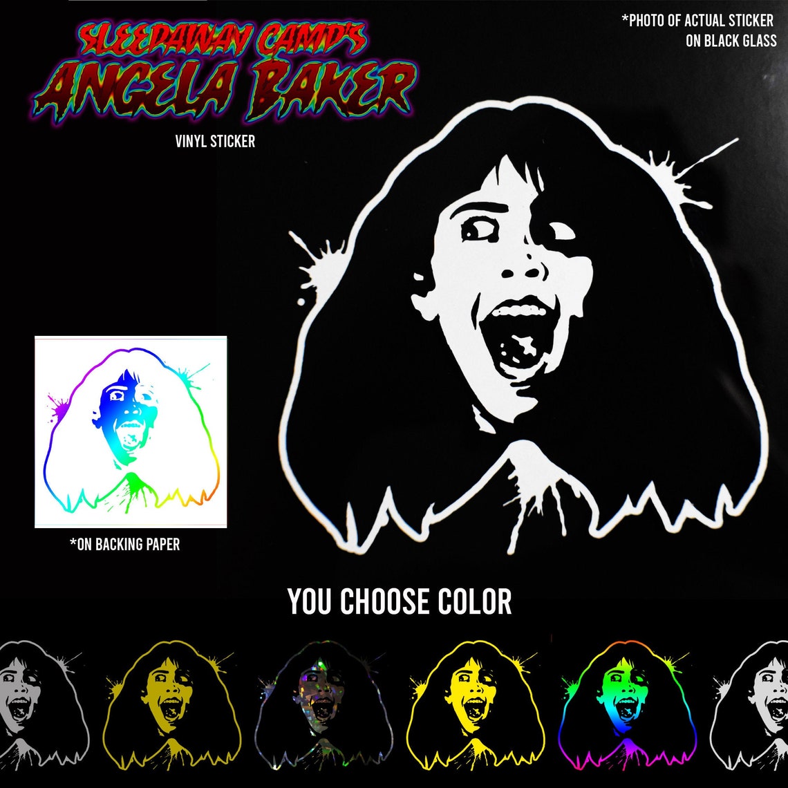 Sleepaway Camp Vinyl Decal/vinyl Sticker/angela Baker/sleepaway Camp ...