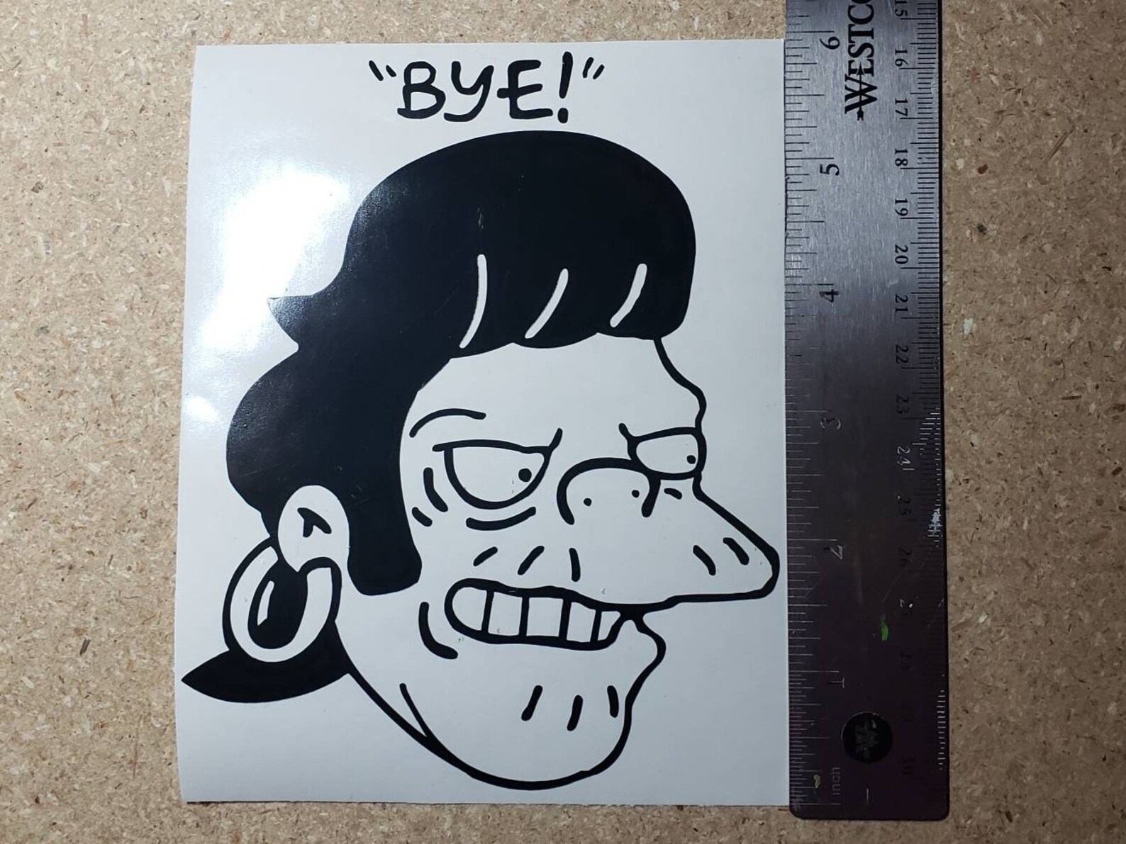 Snake Jailbird/vinyl Decal/the Simpsons/snake/vinyl - Etsy