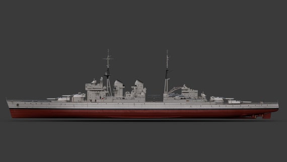 HMS Hood Refit - Etsy