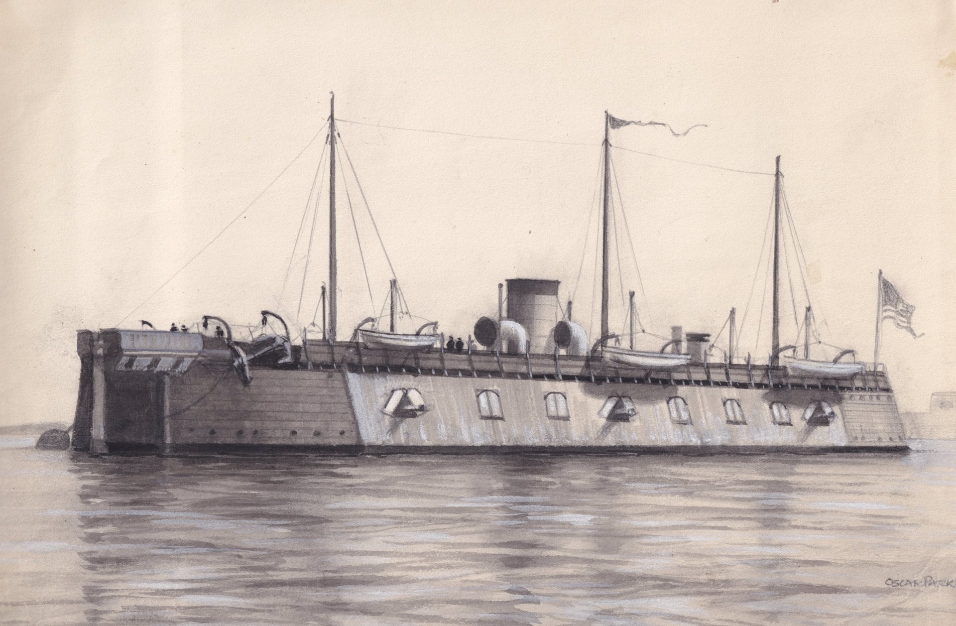 USS New Ironsides - Etsy