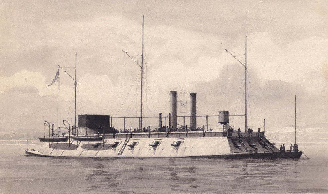 American Civil War Ironclad Collection by Oscar Parkes - Etsy