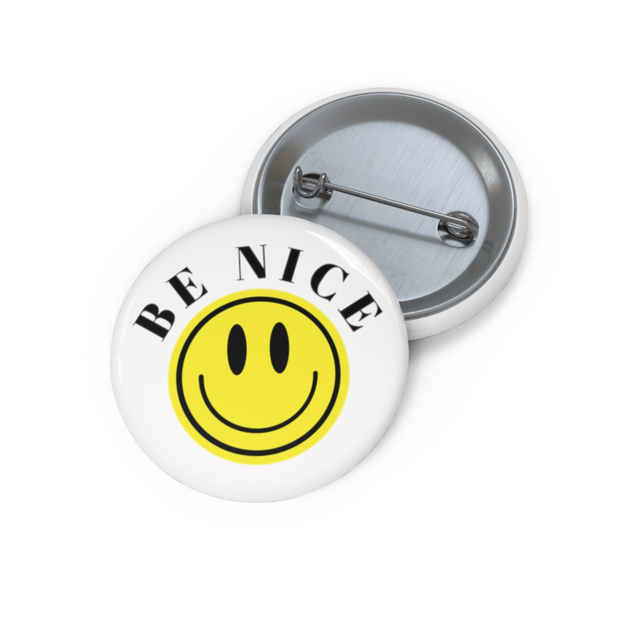 Cute Smiley Face, Mini Pin Button Backpack Accessory - Etsy