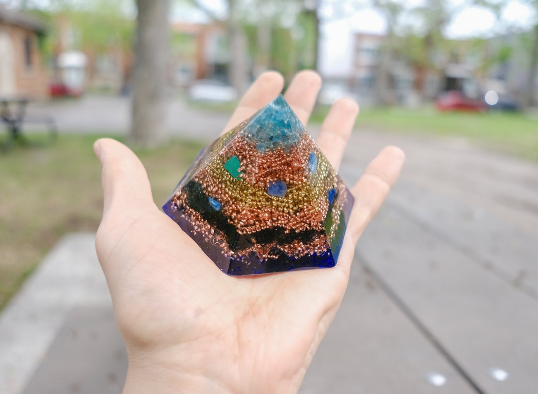 Hexagonal Orgone Pyramid - Etsy