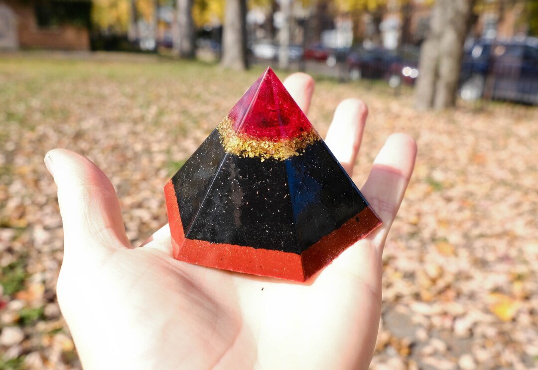 Hexagonal Shungite Orgone Pyramid - Etsy