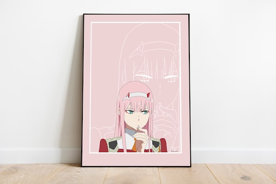 Zero Two Fanart Print | Etsy