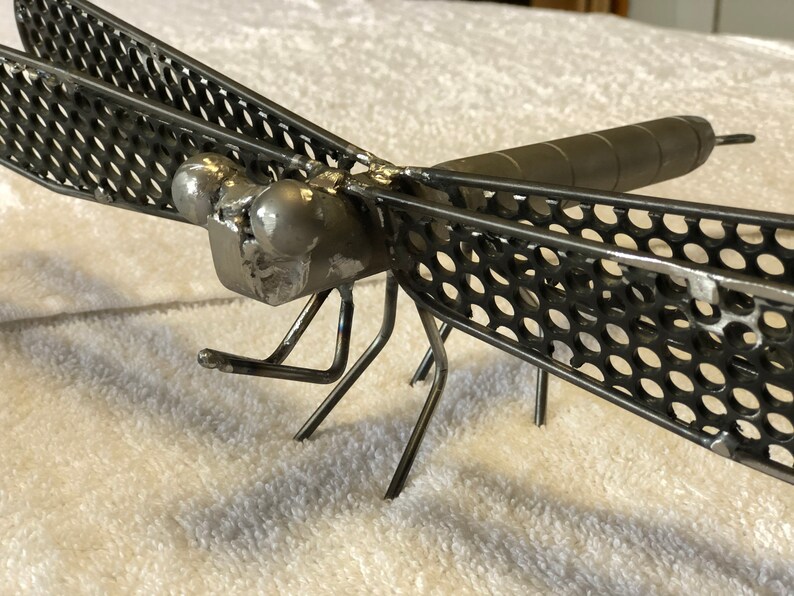 Handcrafted Dragonfly Metal Art - Etsy