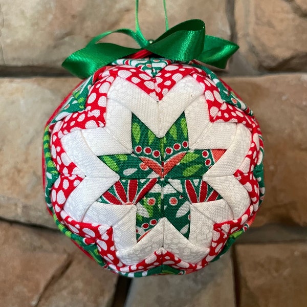 Quilted Christmas Ornaments - Etsy