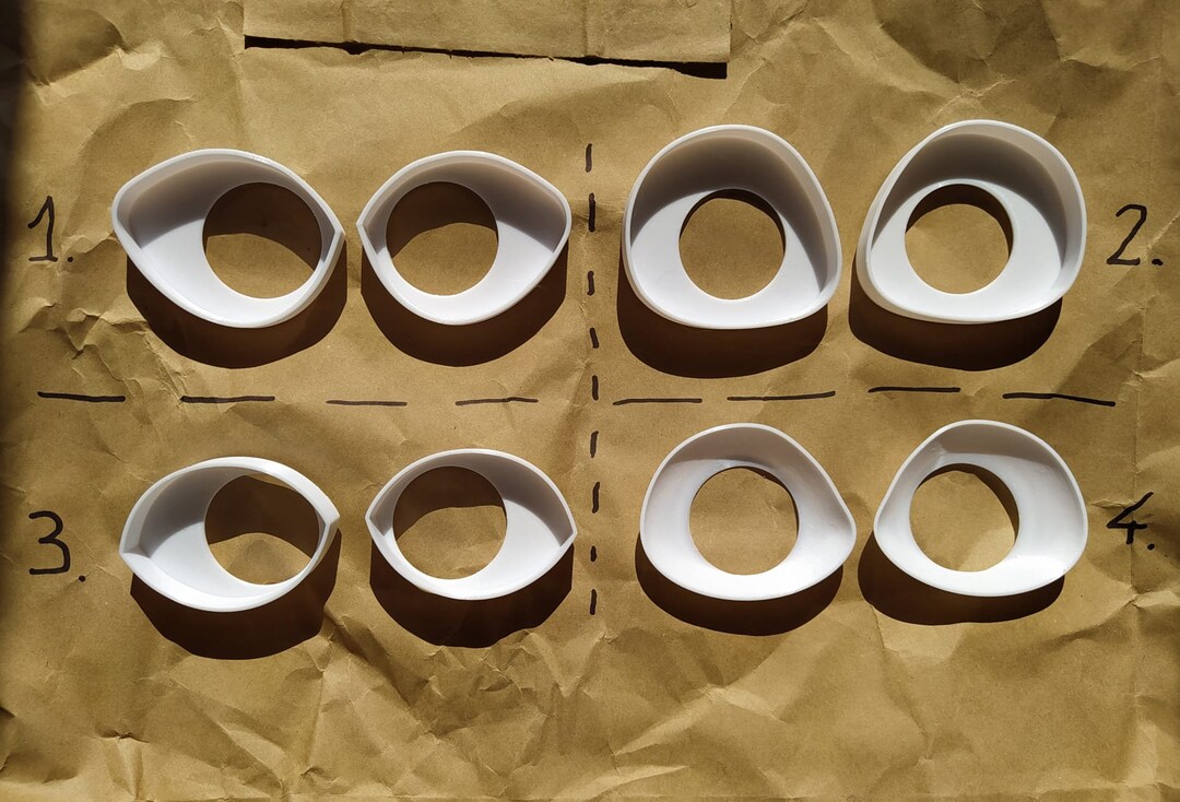 3D PRINTED FOLLOW Me Eyes Blanks for Fursuit - Etsy