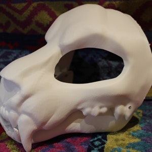 SKULLCAT HEAD BASE Fursuit 3D Printed - Etsy