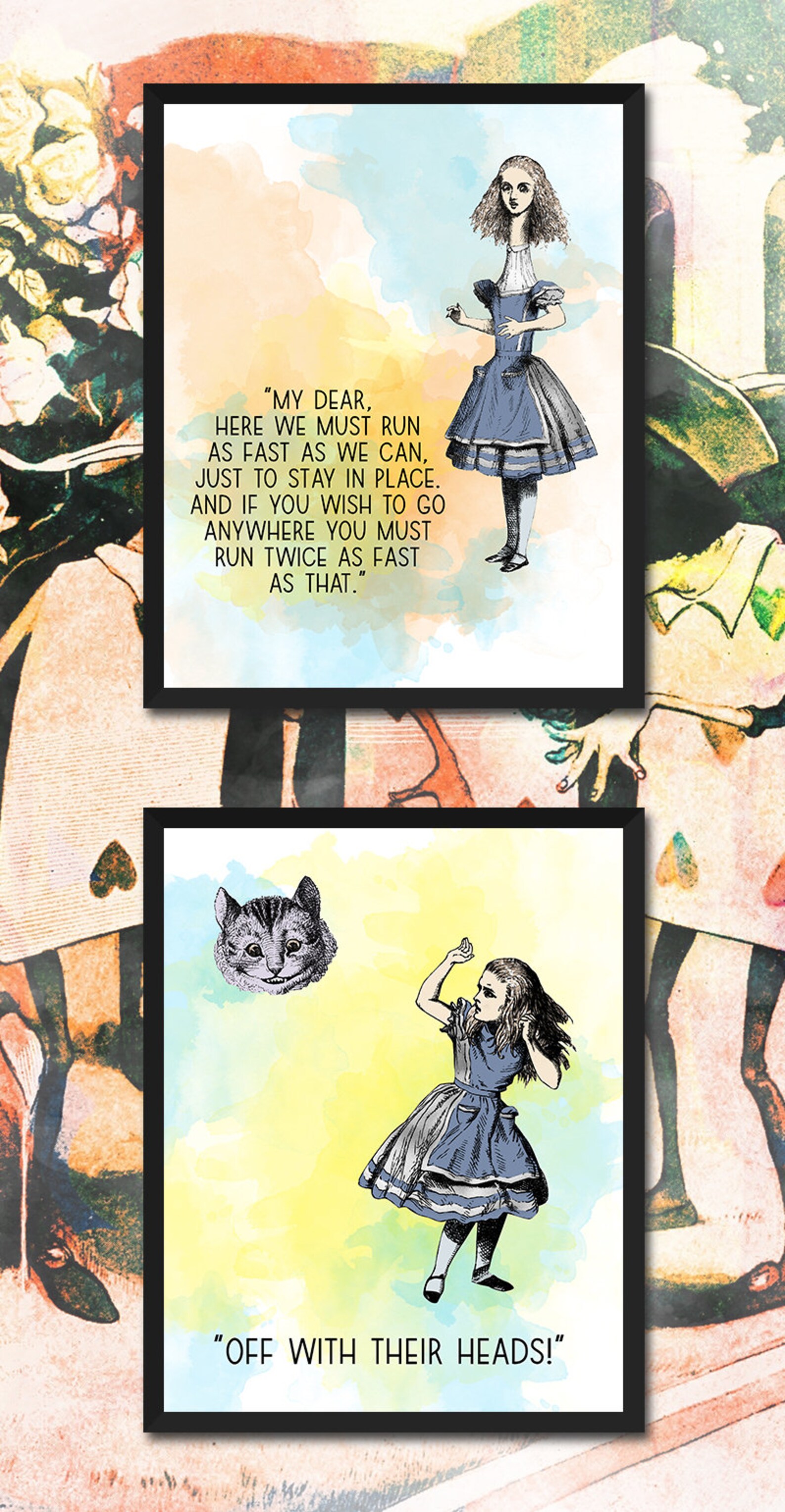 My Dear Here WeMust Run As Fast AsWe Can Just To StayIn | Etsy