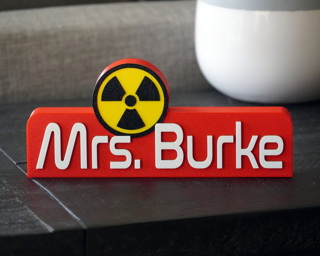 Science Name Sign 3D Printed Name Plate Science Teacher Gift - Etsy