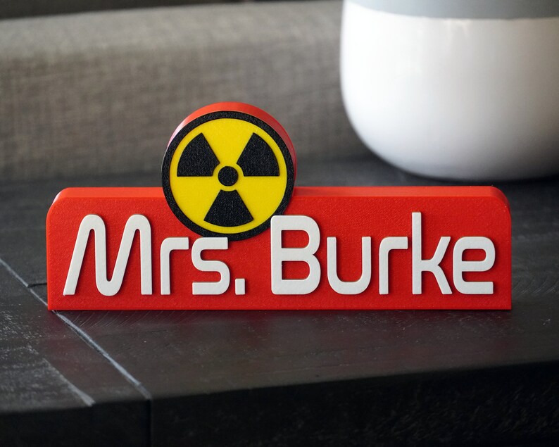 Science Name Sign 3D Printed Name Plate Science Teacher Gift - Etsy