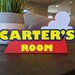 Toy Room Desk Name Sign Custom Made 3D Printed Story Sign for a ...