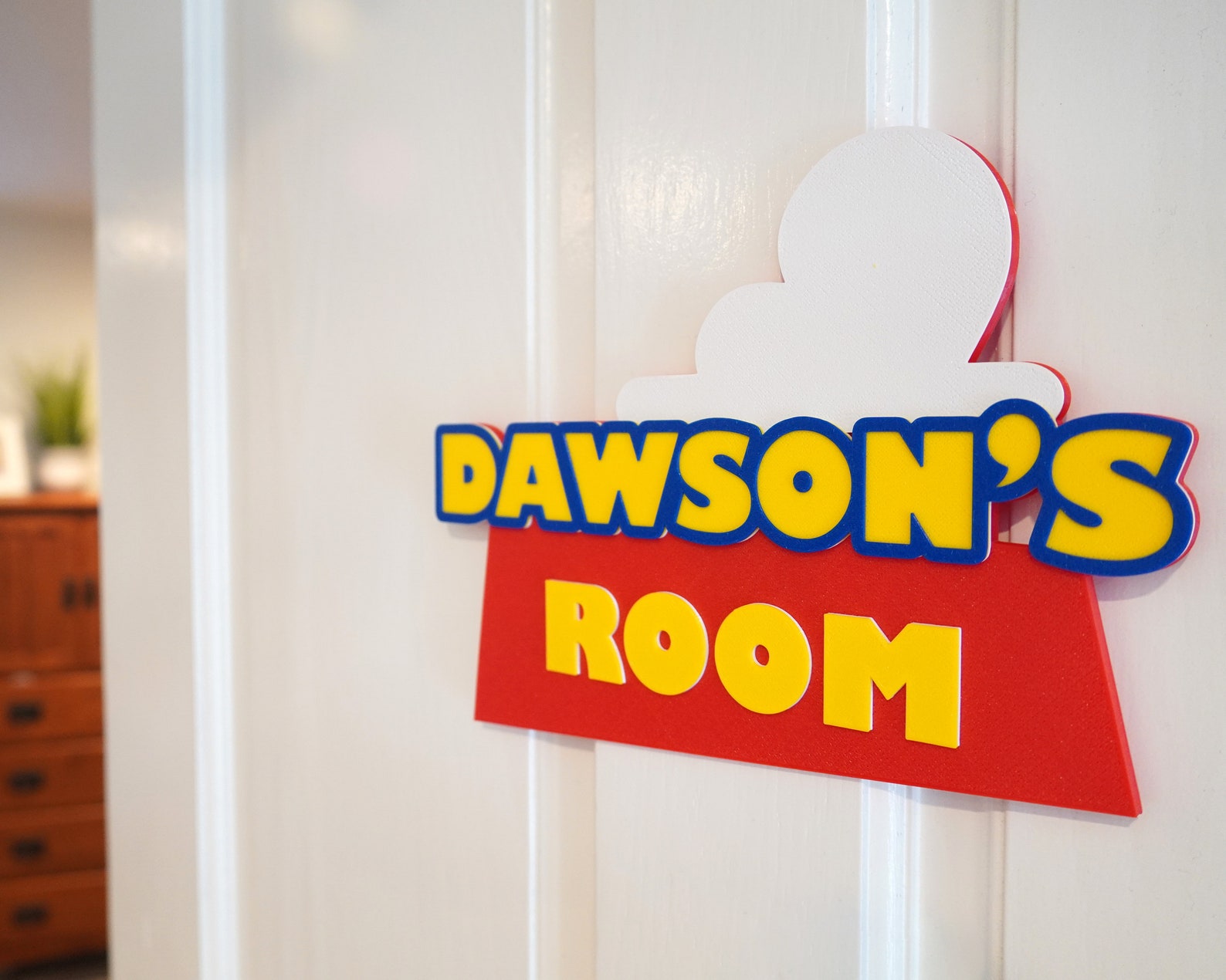 Toy Room Door Name Sign Custom Made 3D Printed Story Sign for - Etsy