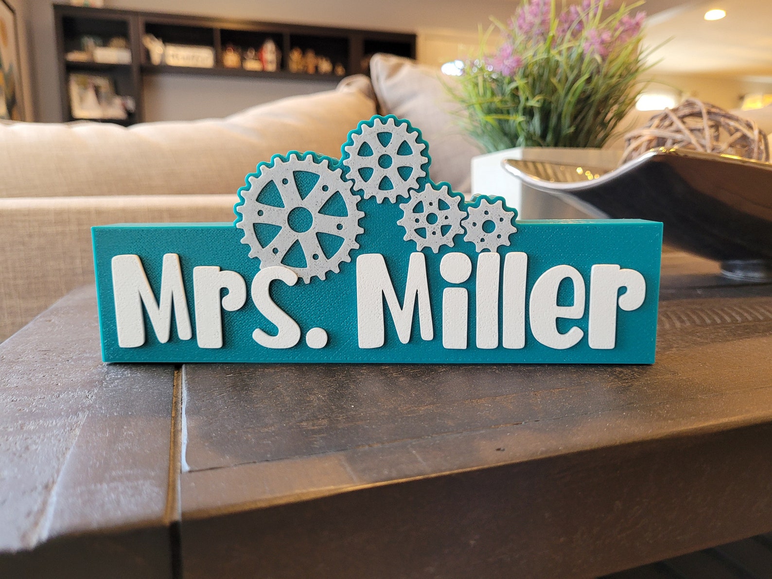 STEM Teacher Name Sign Custom Made Technology Teacher Sign Robotics ...