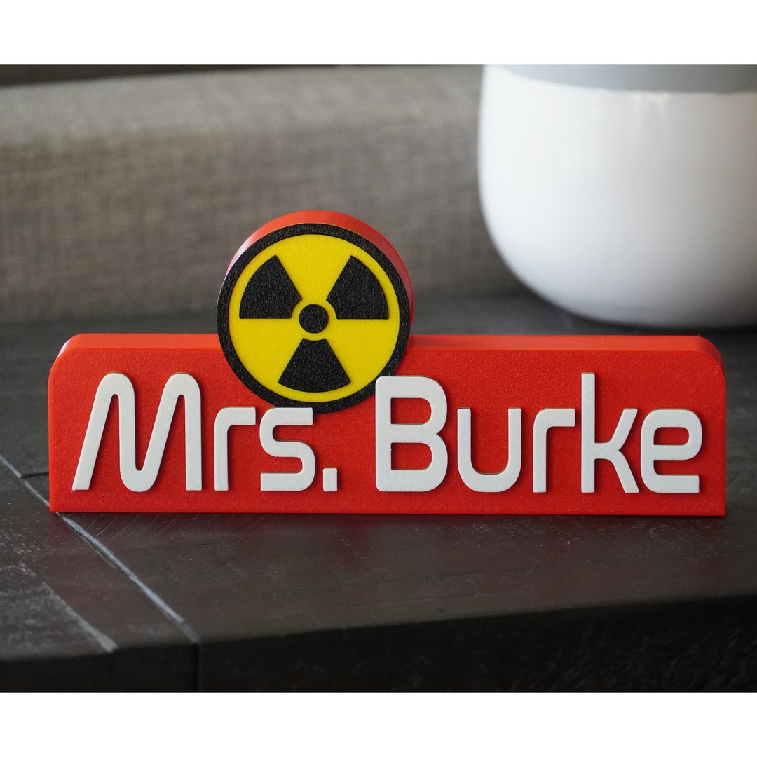 Science Name Sign 3D Printed Name Plate Science Teacher Gift Chemistry ...
