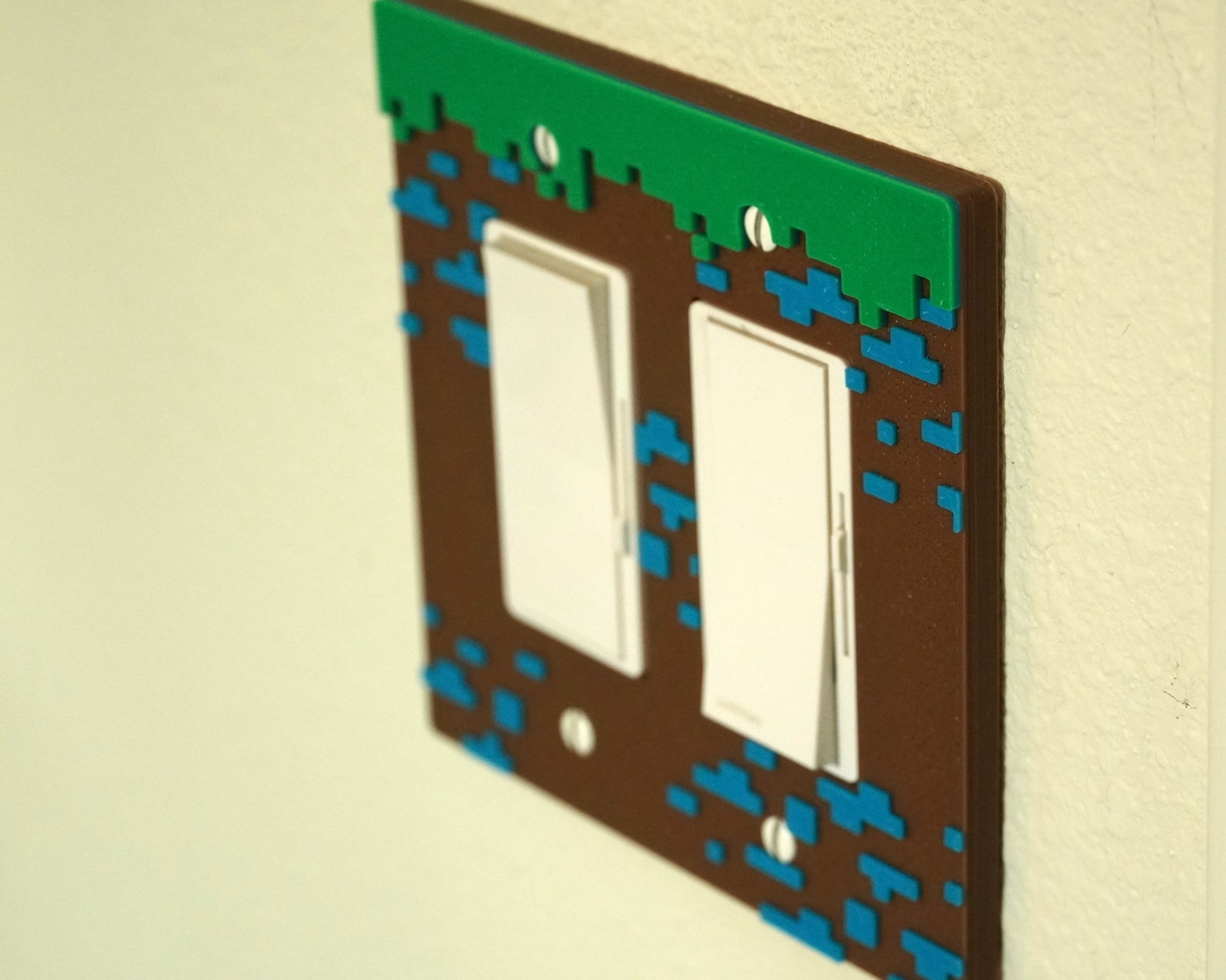 Mining Light Switch Cover Mining Switch Plates Video Game Kids | Etsy