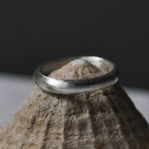 Matte Wedding Ring - Etsy UK