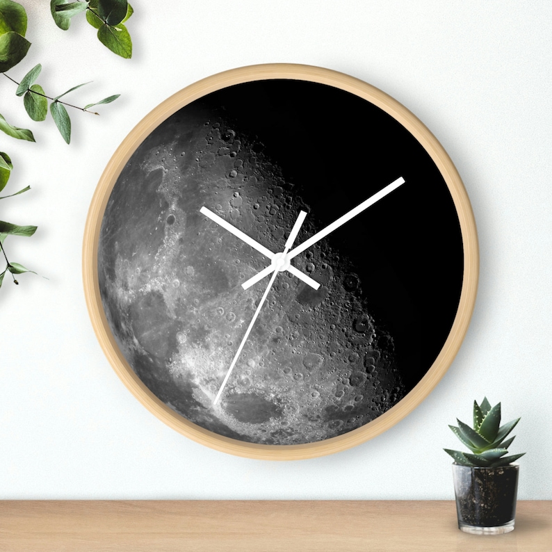 Moon 10 Wall Clock - Etsy