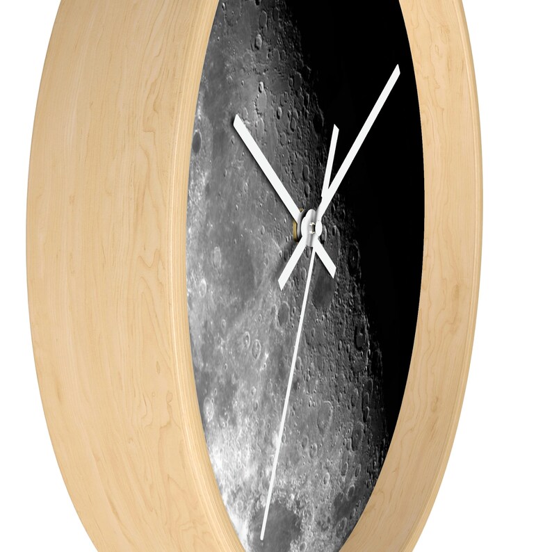 Moon 10 Wall Clock - Etsy