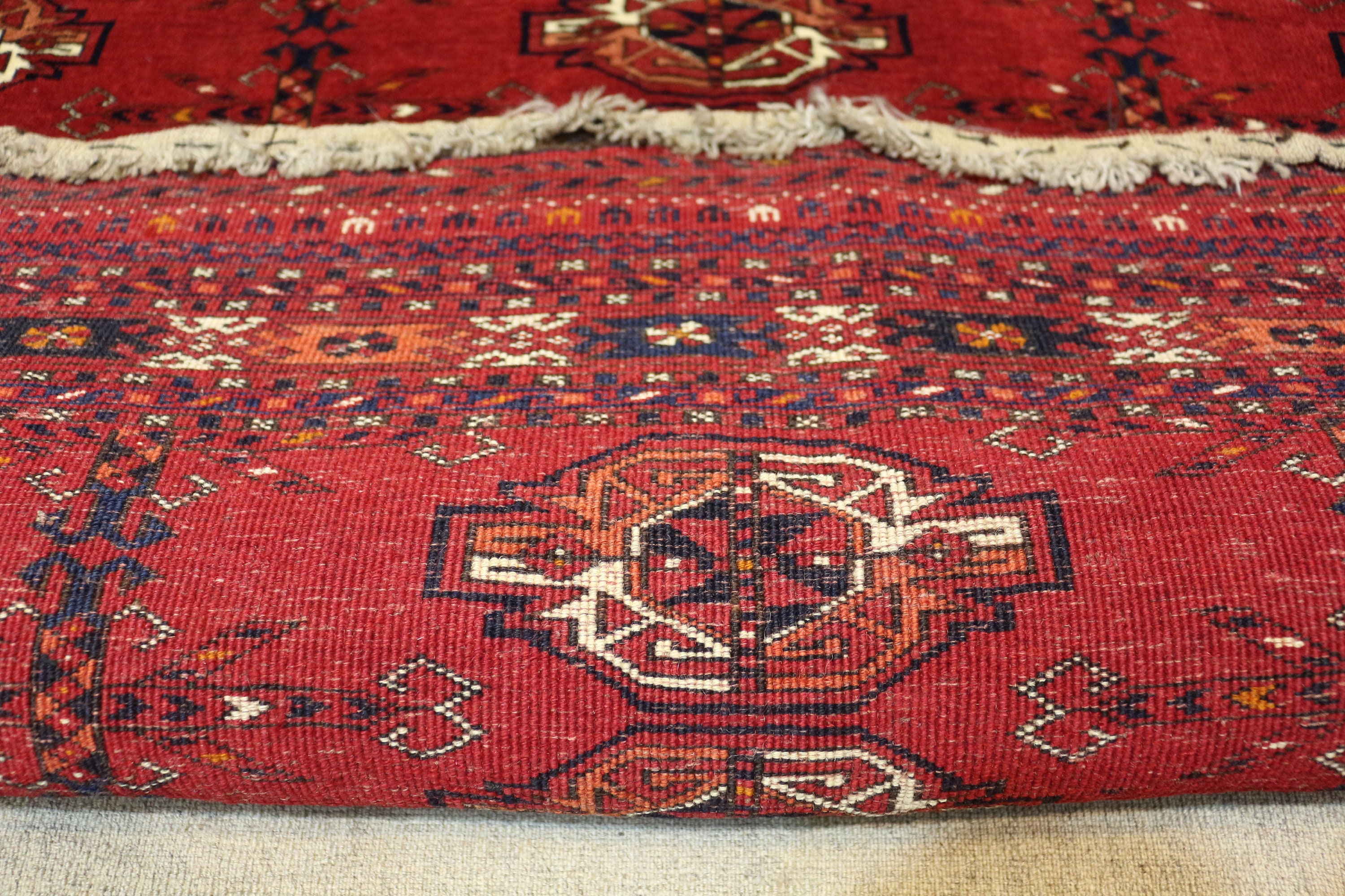 Superb Antique Afghan Rug Vintage Hand Knotted VERY FINE Tribal ...