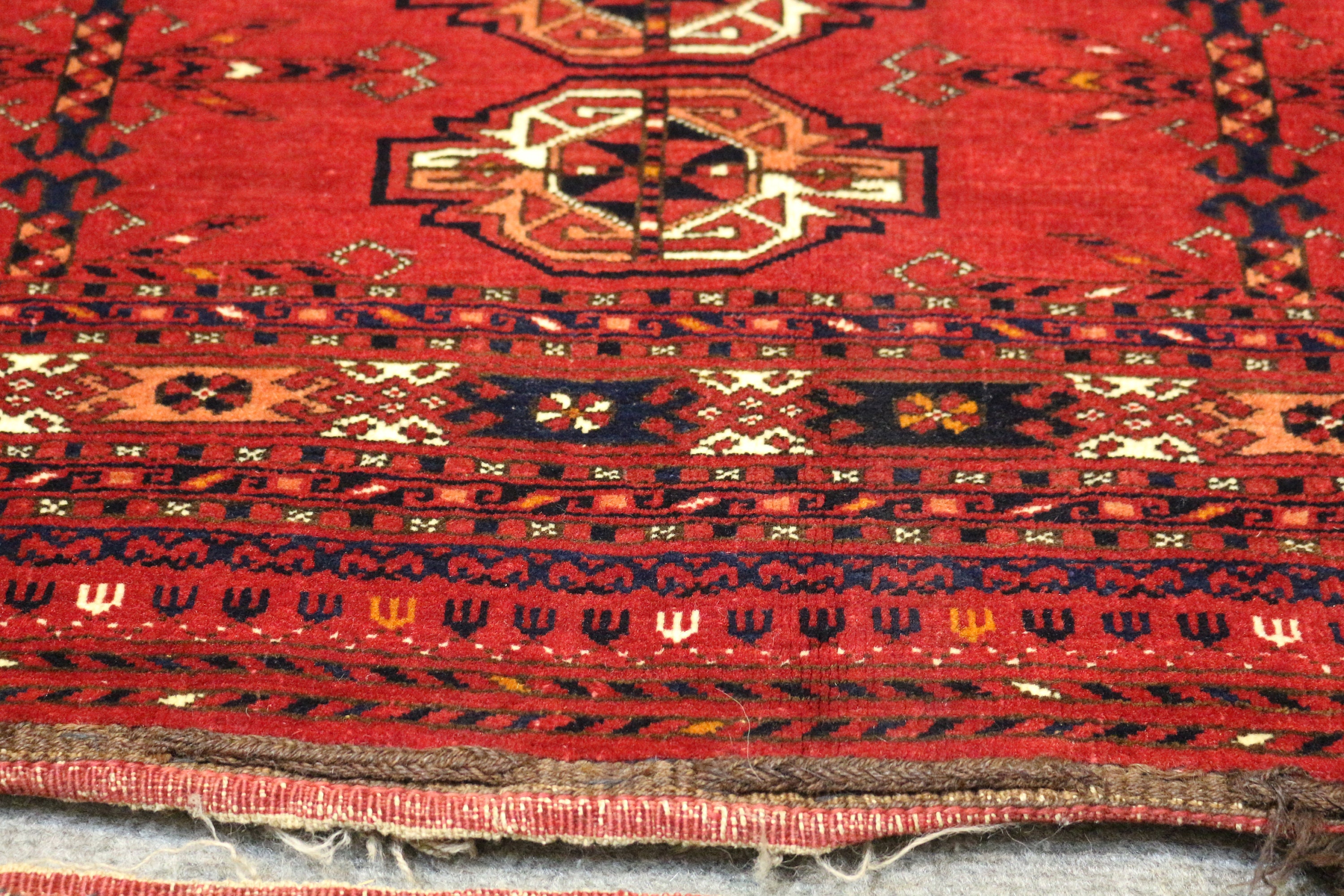 Superb Antique Afghan Rug Vintage Hand Knotted VERY FINE Tribal ...
