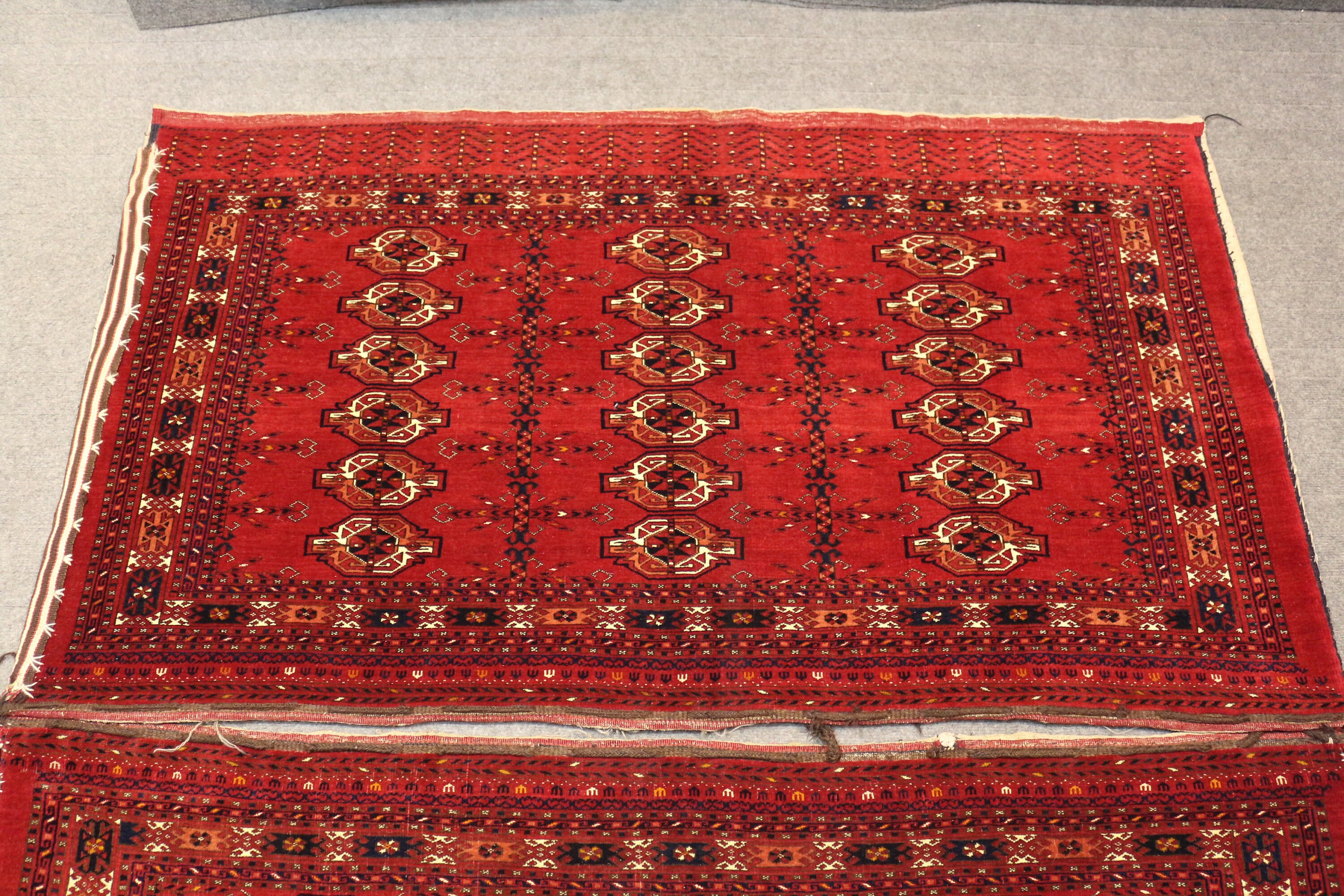 Superb Antique Afghan Rug Vintage Hand Knotted VERY FINE Tribal ...