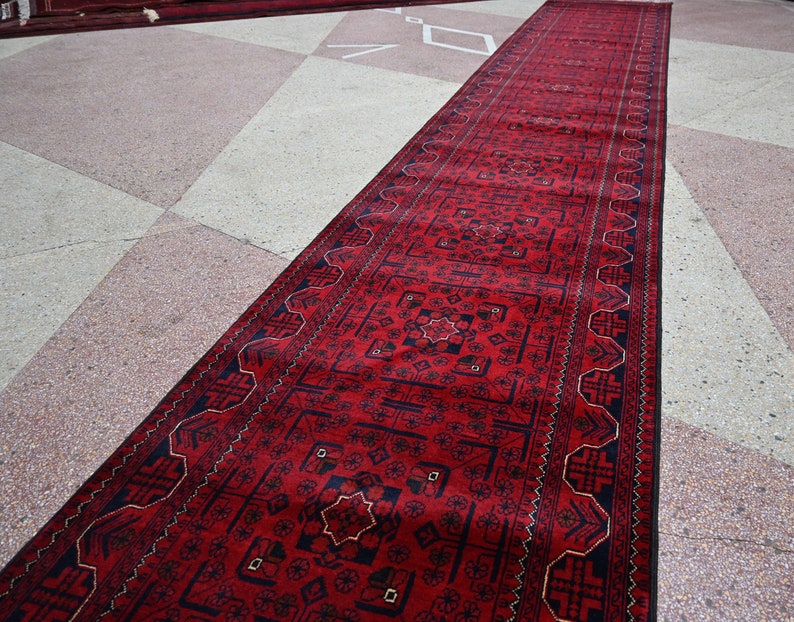 20 Ft, Long Runner Rug, 19.5 X 2.8 Ft, Extra Long Afghan Runner, High ...