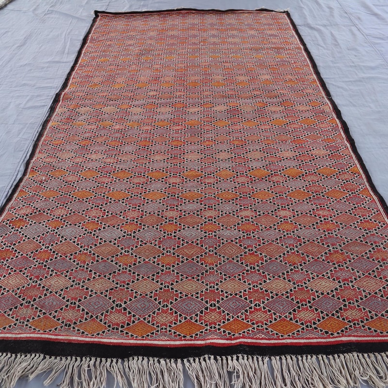 Moroccan Rug 4x7 Flat - Etsy