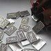 Silver Plated Elder Futhark Rune Set, Leather Pouch, Divination Tools ...