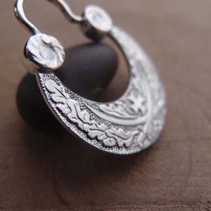 Сross Swords Cossack Earring for Men 25 Mm 1 Inch, Big Sterling Silver ...