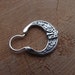 Ukrainian Tryzub Sterling Silver Hoop Earring, Cossack Jewelry - Etsy