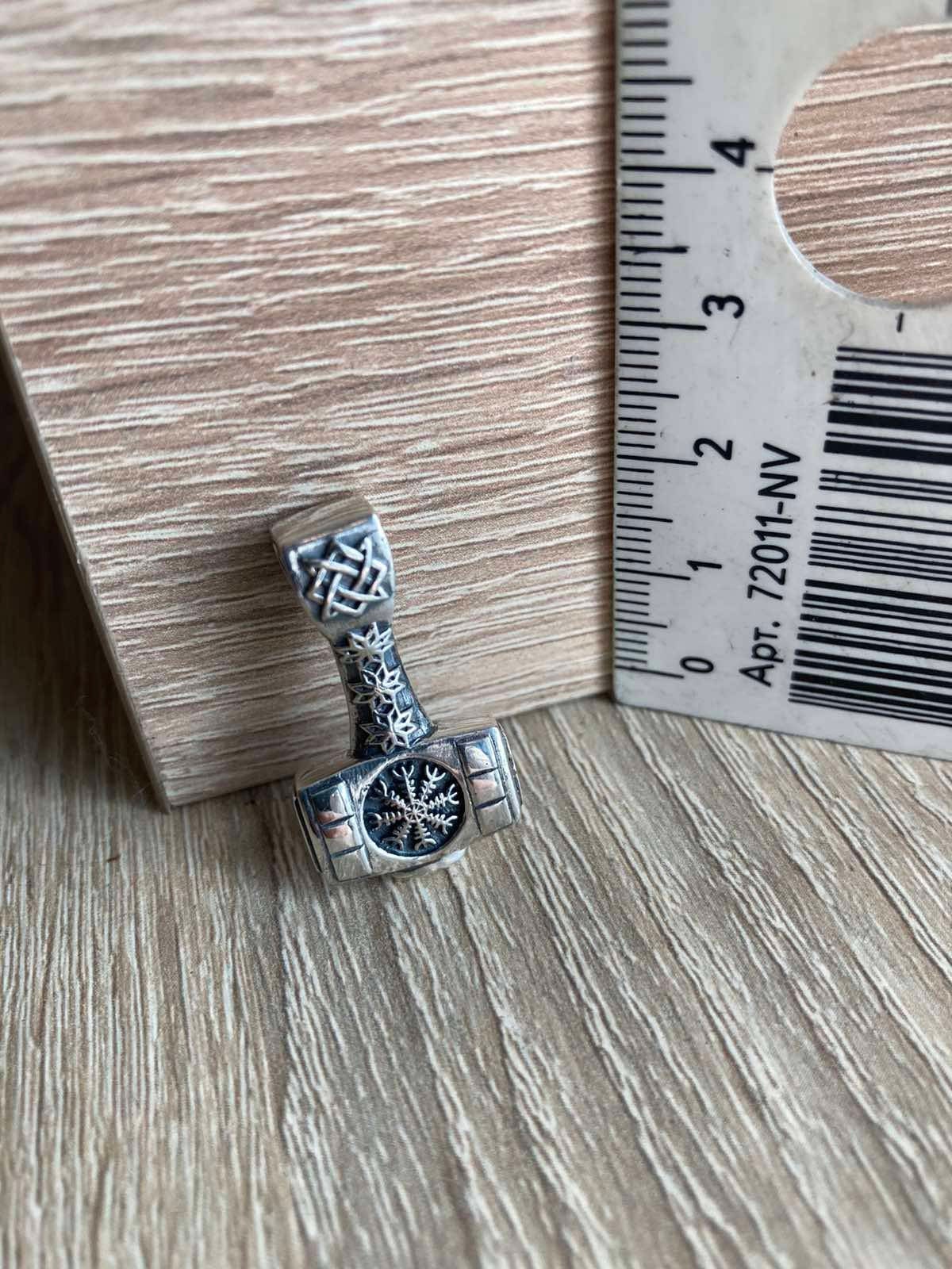 Sterling Silver Thor's Hammer Mjolnir Viking Nordic - Etsy