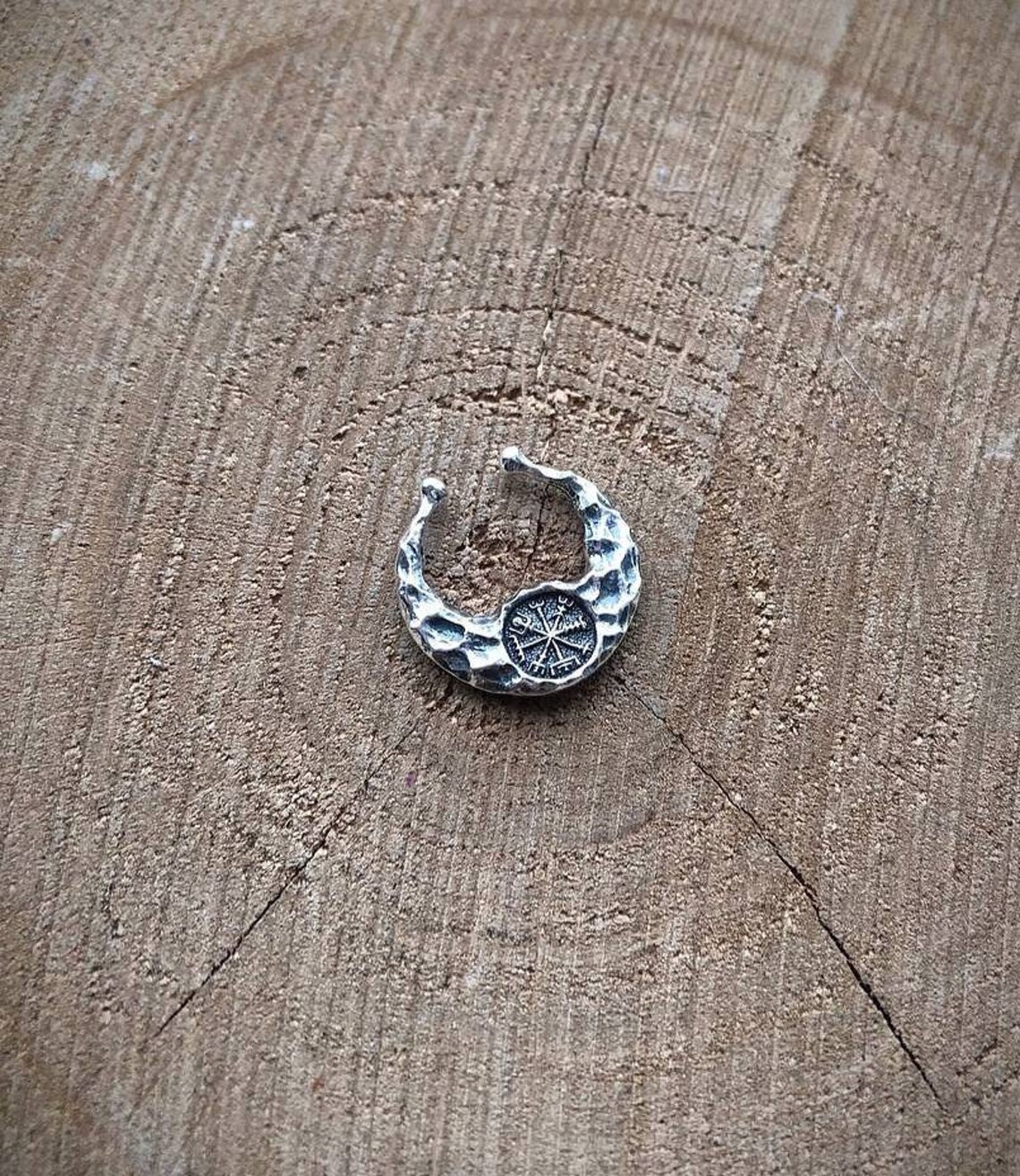 Vegvisir Viking Compass Nose Piercing Earring 0.6 Inch | Etsy Singapore