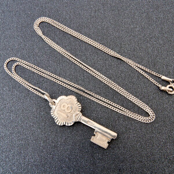 Silver Key Jewelry - Etsy