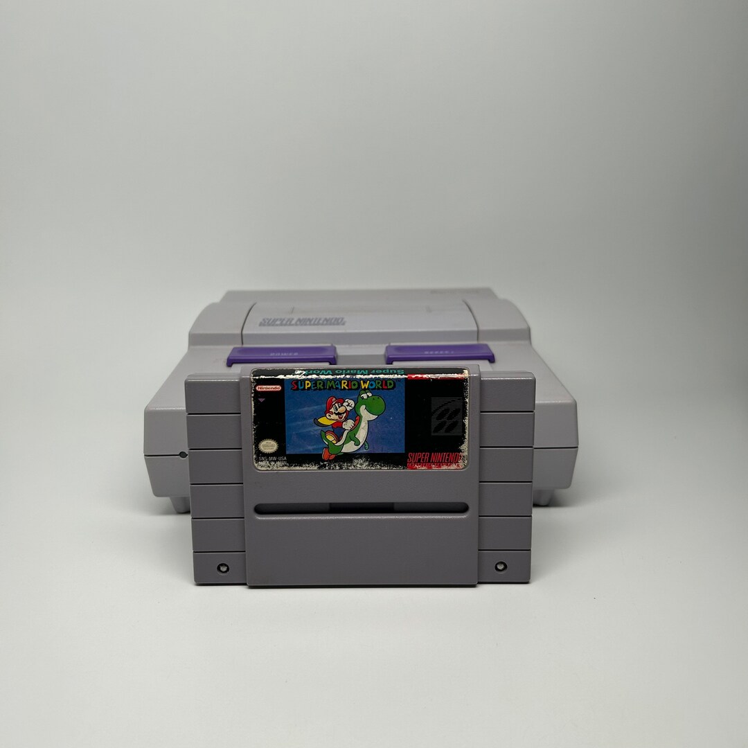 Super Mario World for the Super Nintendo Entertainment System (SNES ...