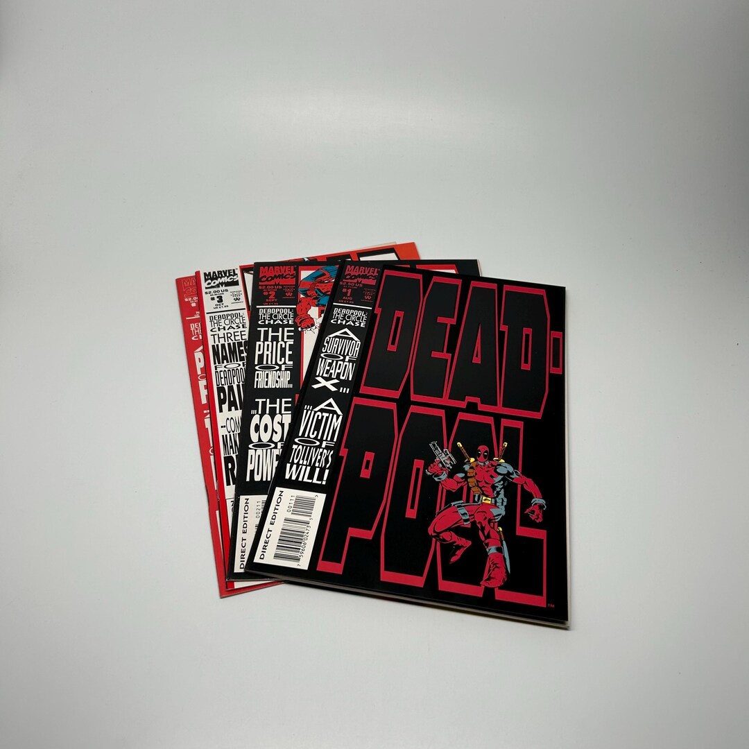 Deadpool the Circle Chase #1-4 (1993) Marvel Comics *key Issue* First ...