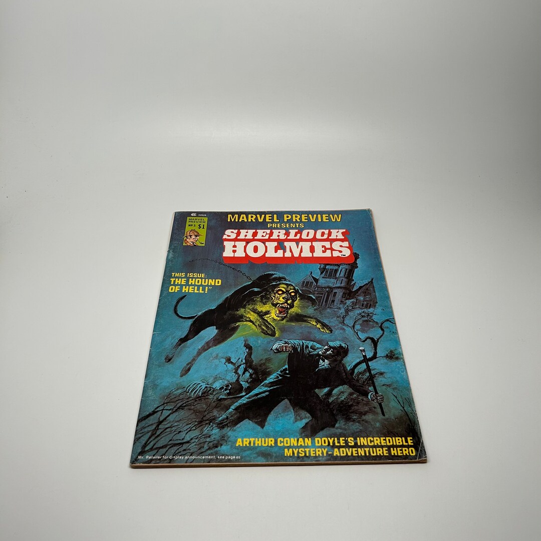Marvel Preview Presents 5 Sherlock Holmes 1976 - Etsy
