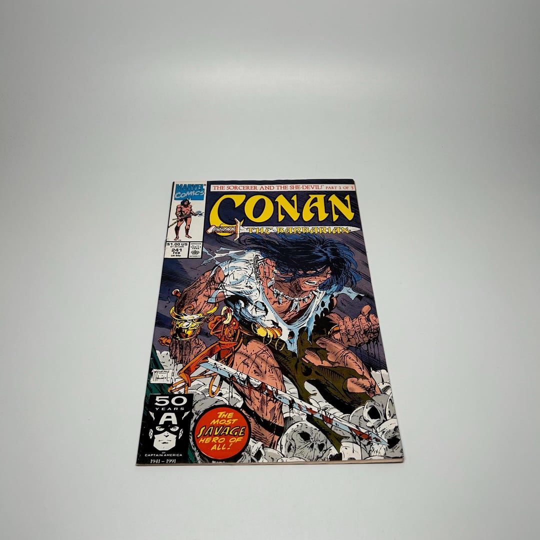 Conan the Barbarian #241 (1991) Marvel Comics *todd Mcfarlane Cover* - Etsy